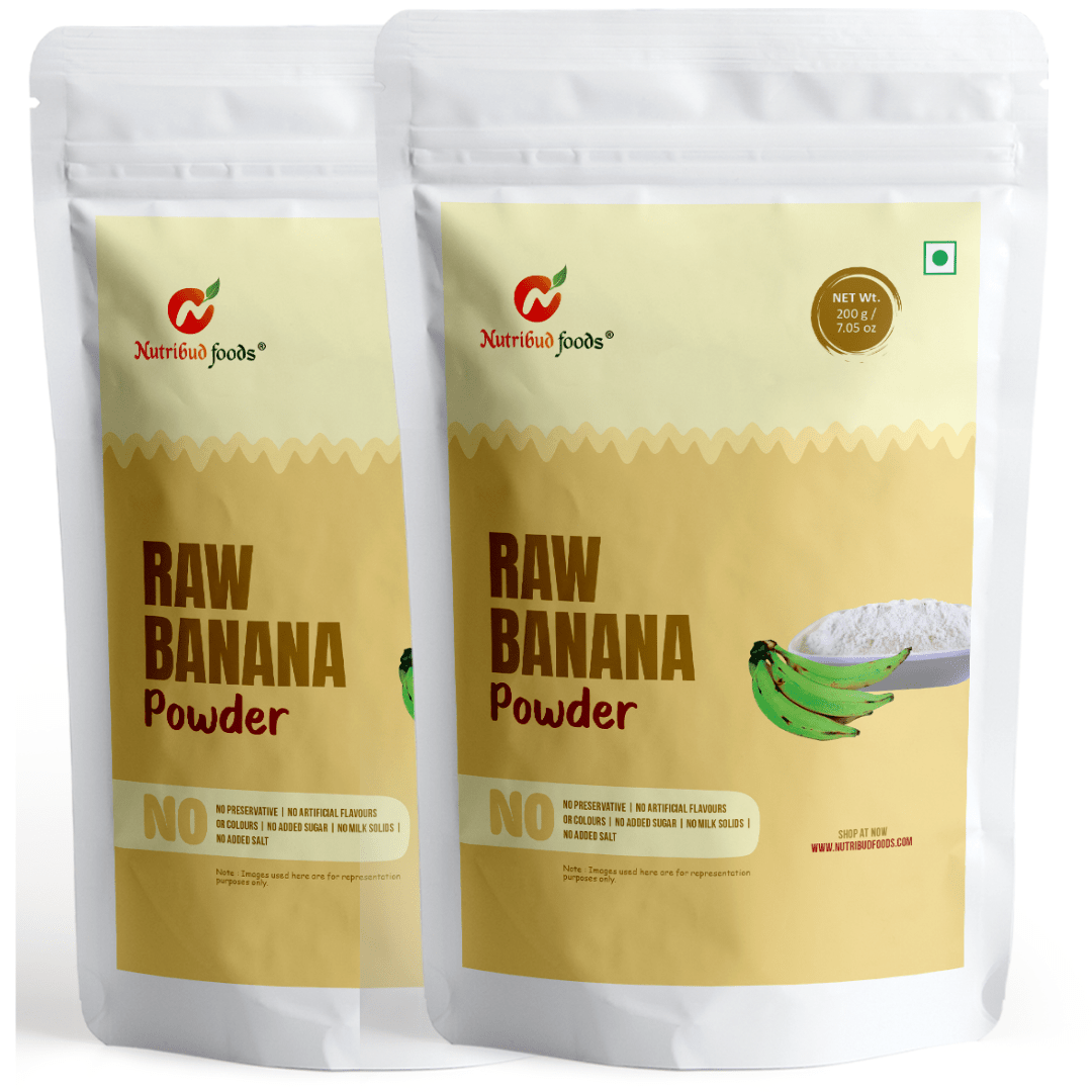 Raw Banana Powder (Kerala Nendran Banana) -- Pack of 2 (200g Each ...